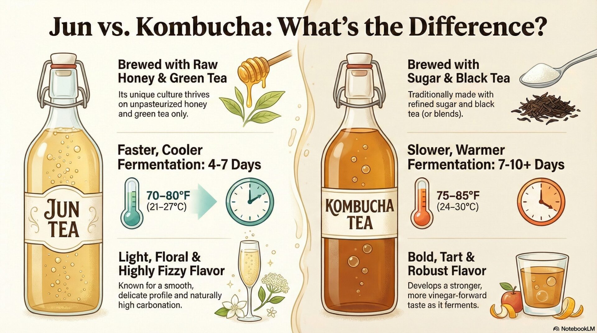 Jun Tea Recipe & Flavoring Guide | Kombucha Kamp